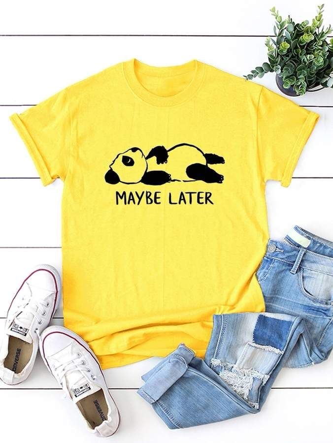 Camiseta Maybe Later – okeyecuador