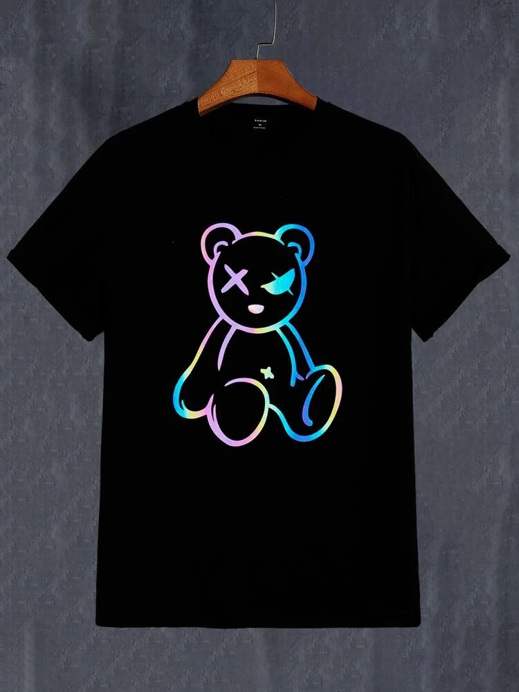 Camiseta Básica Oso Multicolor – okeyecuador